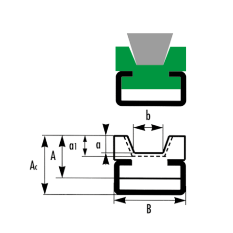 Profili per cinghie trapezoidali | Guidacatene e Guidacinghie, Profili ...